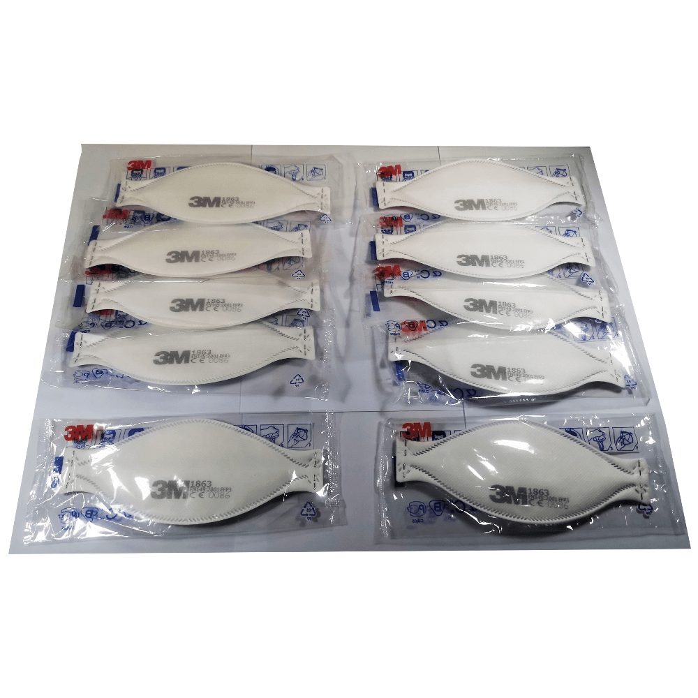 3M 1863 FFP3 Type IIR Mask | Pack of 10| The Face Mask Store